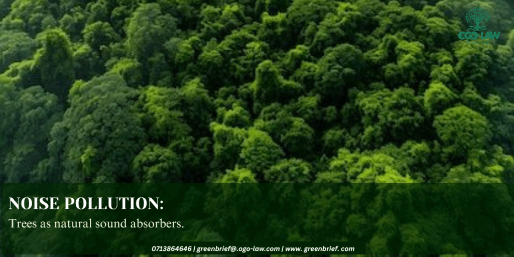 Noise Pollution : Trees as Natural Sound Absorbers. – Green Brief